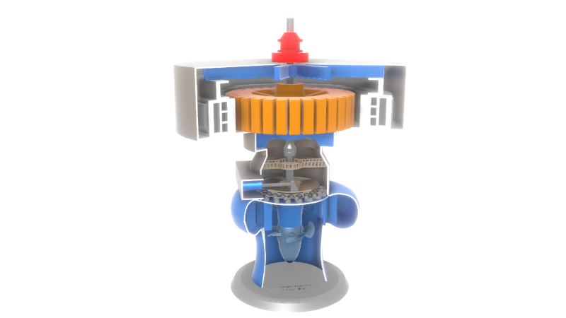 Kaplan turbine - 3D Printing - Free Downloads - Energy Encyclopedia