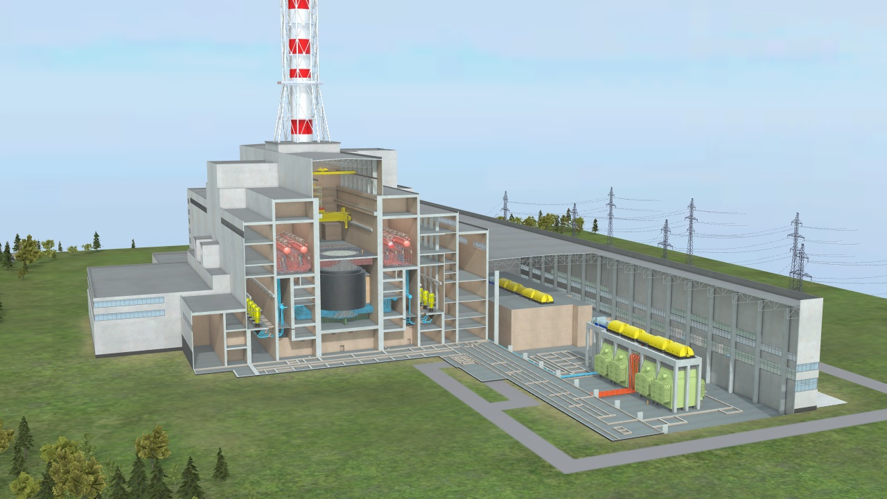 RBMK NPP (Chernobyl) - Online 3D models - Energy Encyclopedia